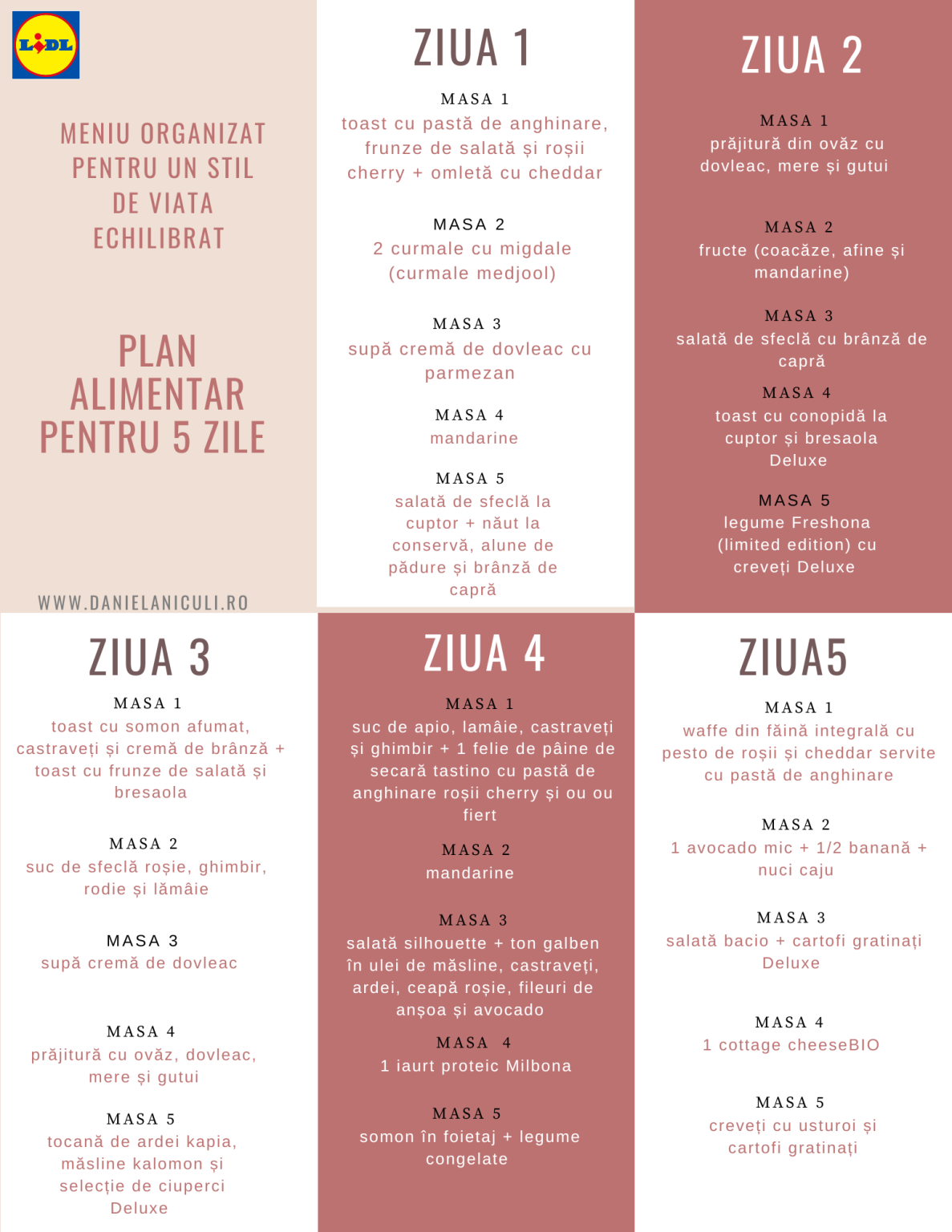 MENIU ORGANIZAT PENTRU UN STIL DE VIAȚĂ ECHILIBRAT (9) - danielaniculi.ro
